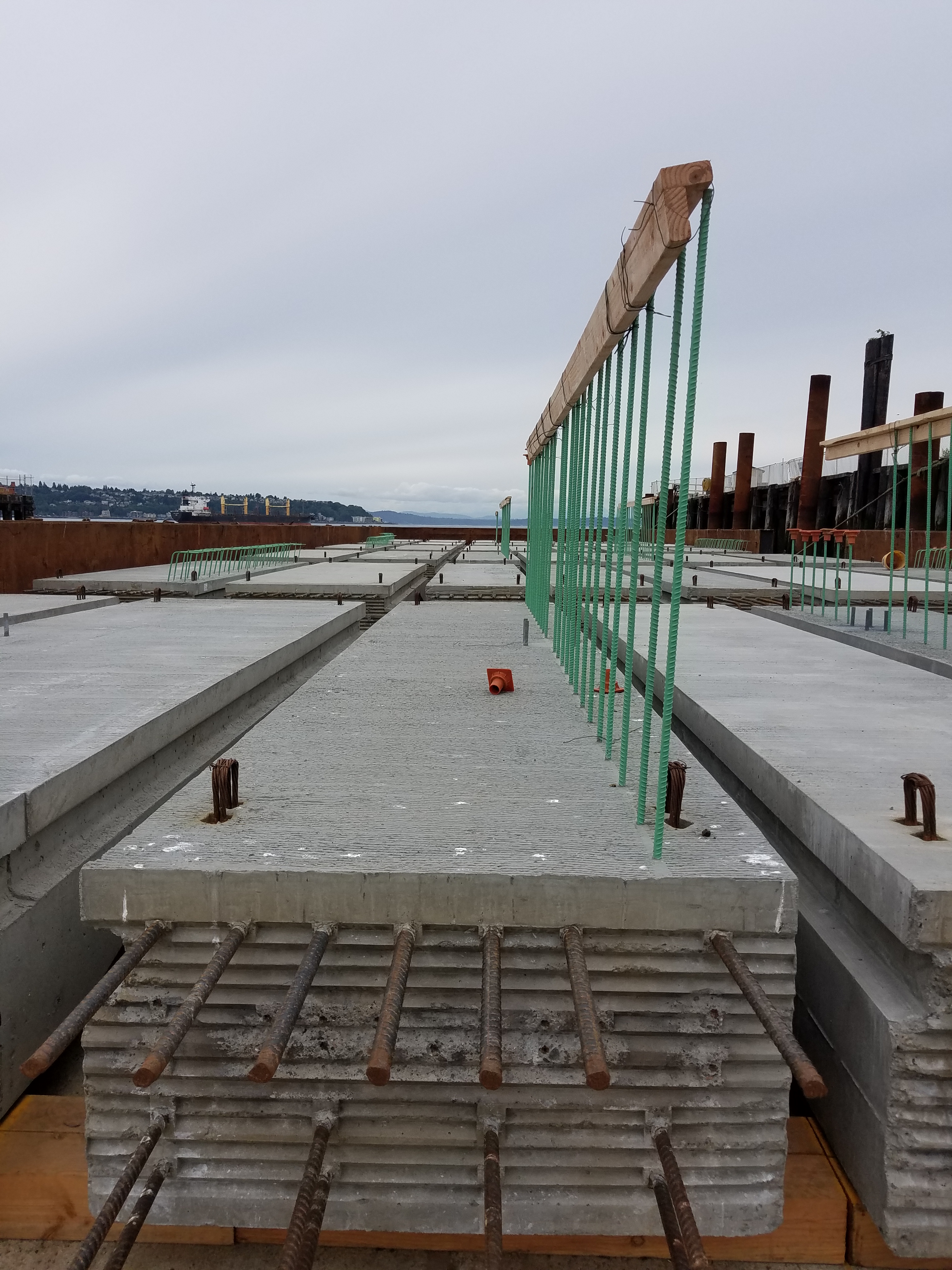 Construction update: First deck slabs of Water Taxi’s future home are ...