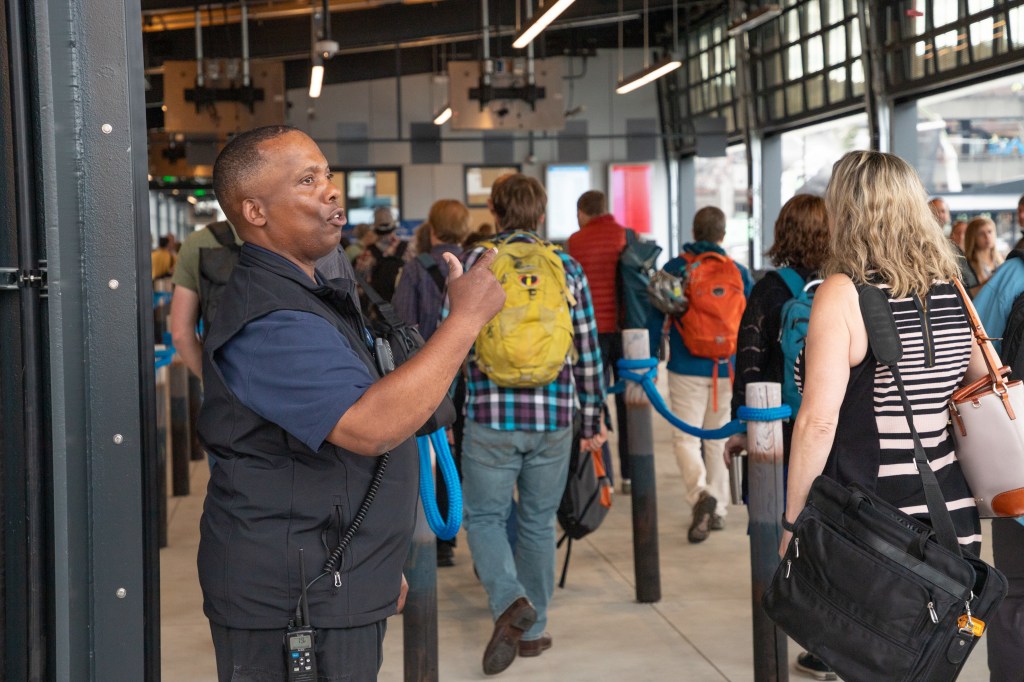 Scenes from the opening day of the new passenger-only ferry terminal at ...